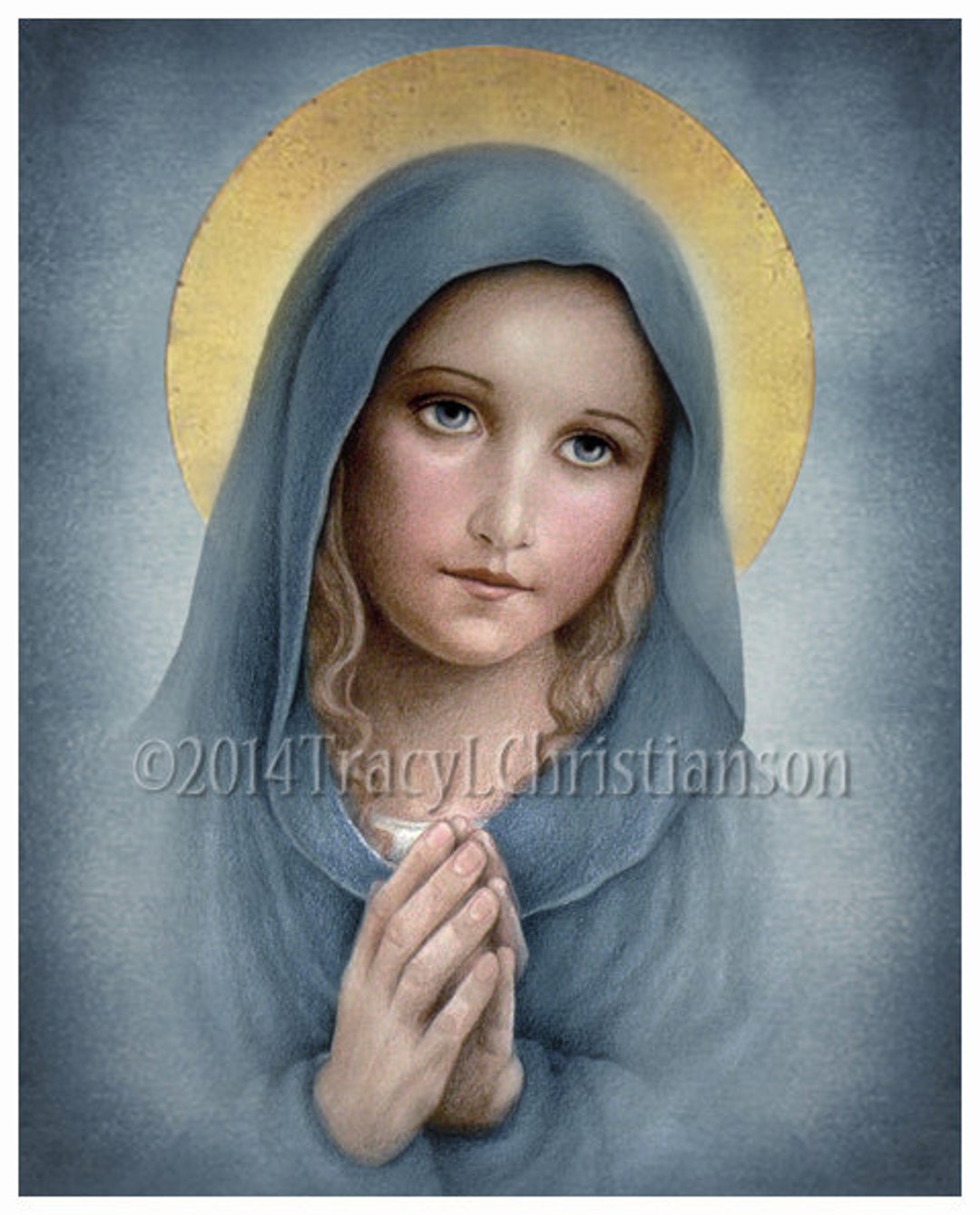 The Virgin Mary Catholic Fine Art Print, Blessed Mother, Our Lady - Etsy
