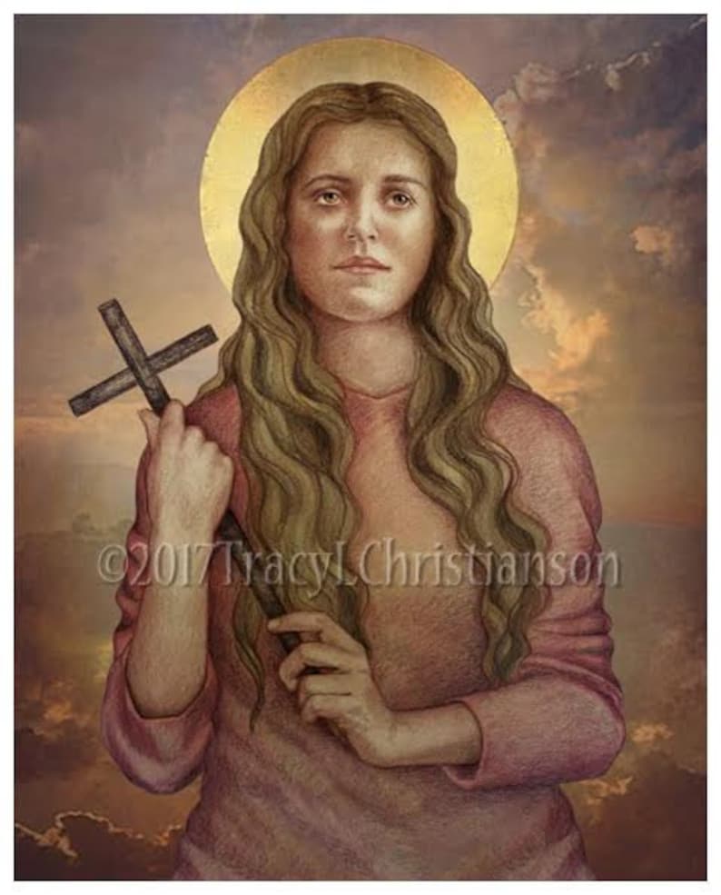 St. Julia of Corsica Catholic Art Print, Patron of Victims - Etsy