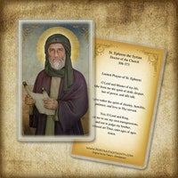 Saint Ephrem St. Ephraim Agios Efraim O Syros Efrem Religious Art ...