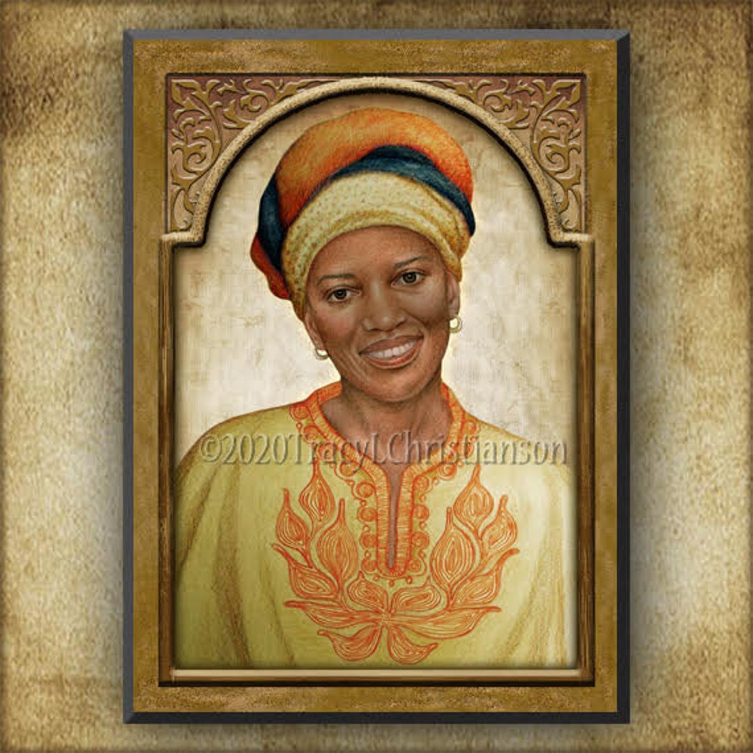 Sr. Thea Bowman, Servant of God, Wood Icon & Holy Card GIFT SET - Etsy
