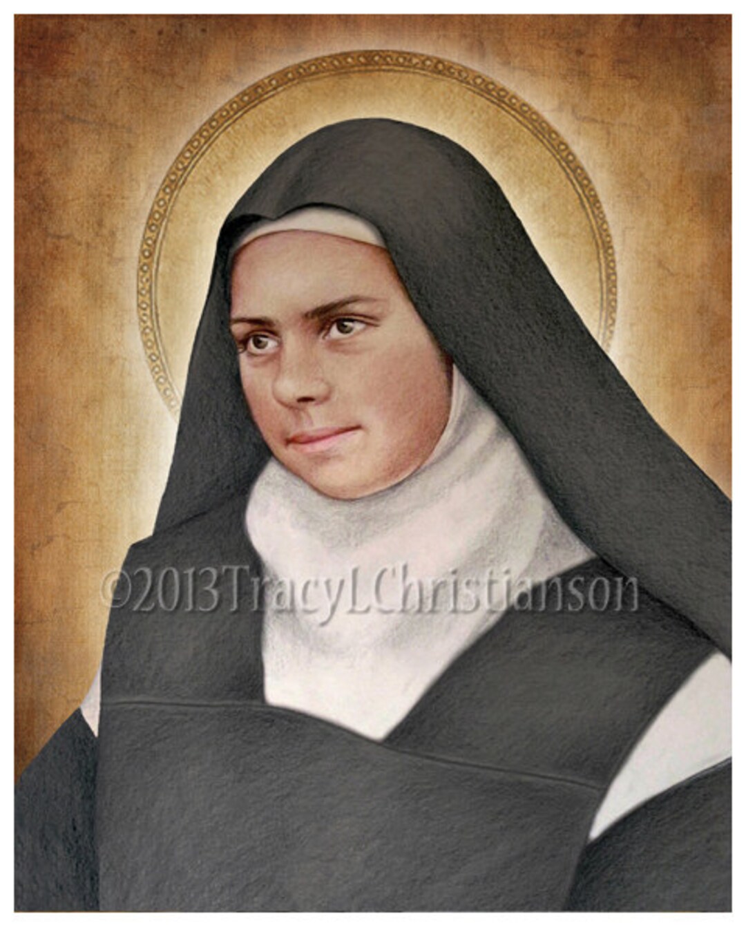 St. Elizabeth of the Trinity Art Print Catholic Patron Saint - Etsy