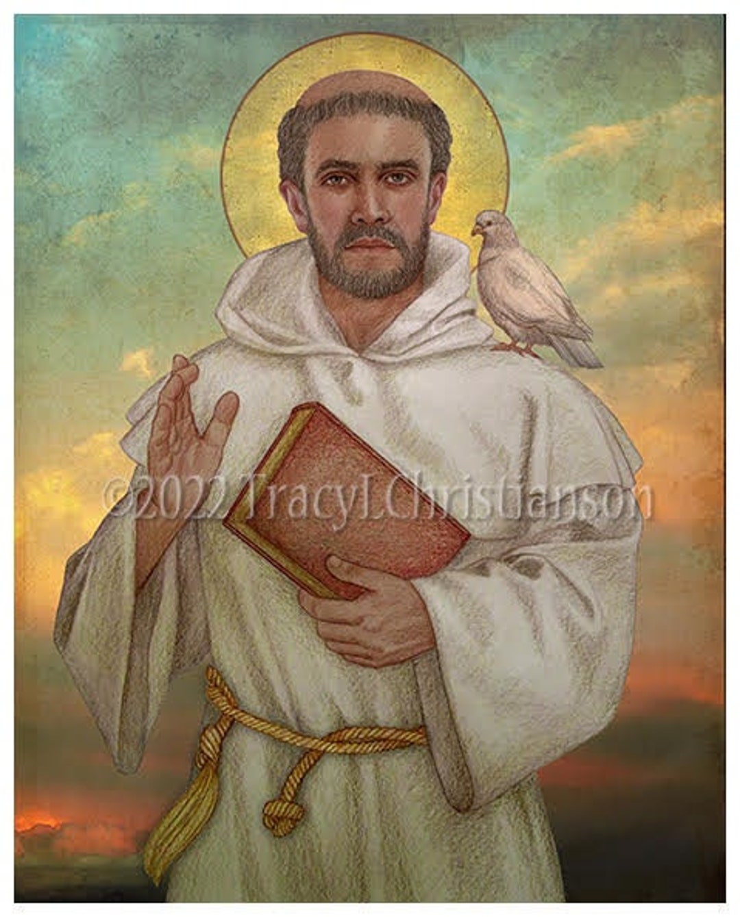 St. Columban Print/picture, Saint Catholic Art, Patron of Motorcyclists - Etsy