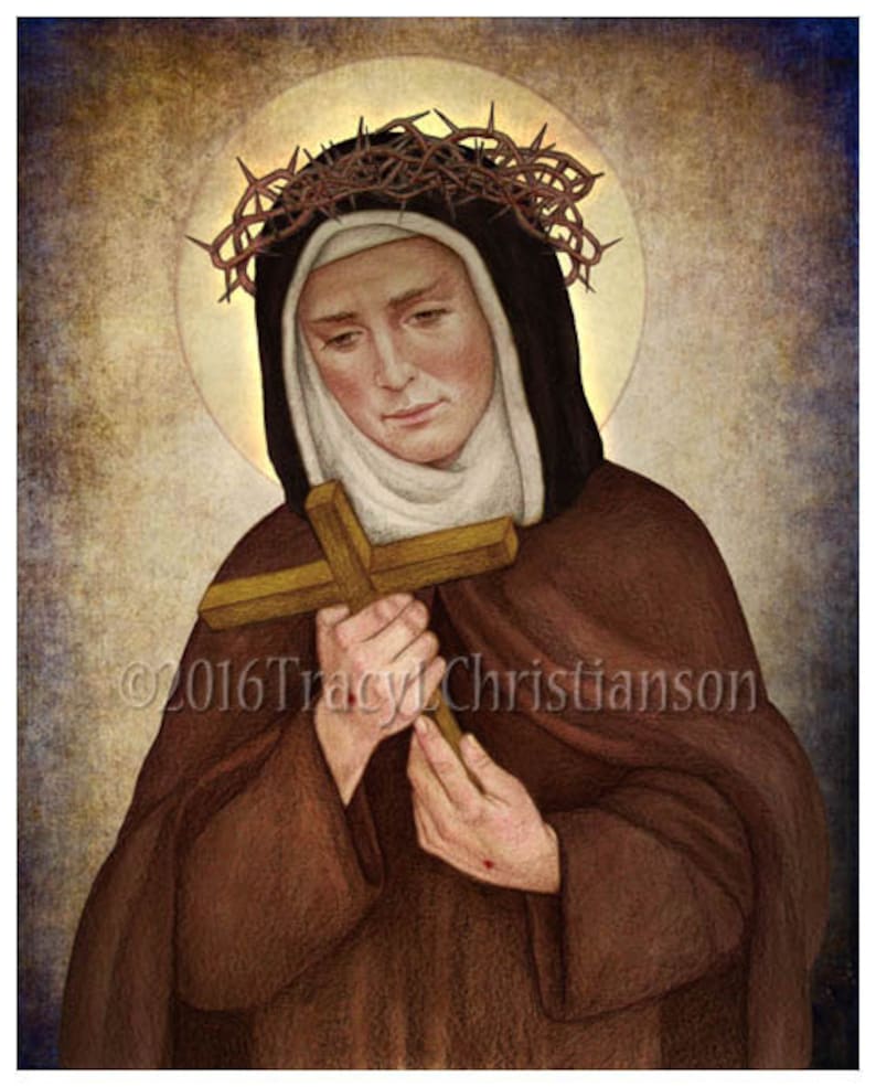 St. Veronica Giuliani Catholic Saint Fine Art Print - Etsy