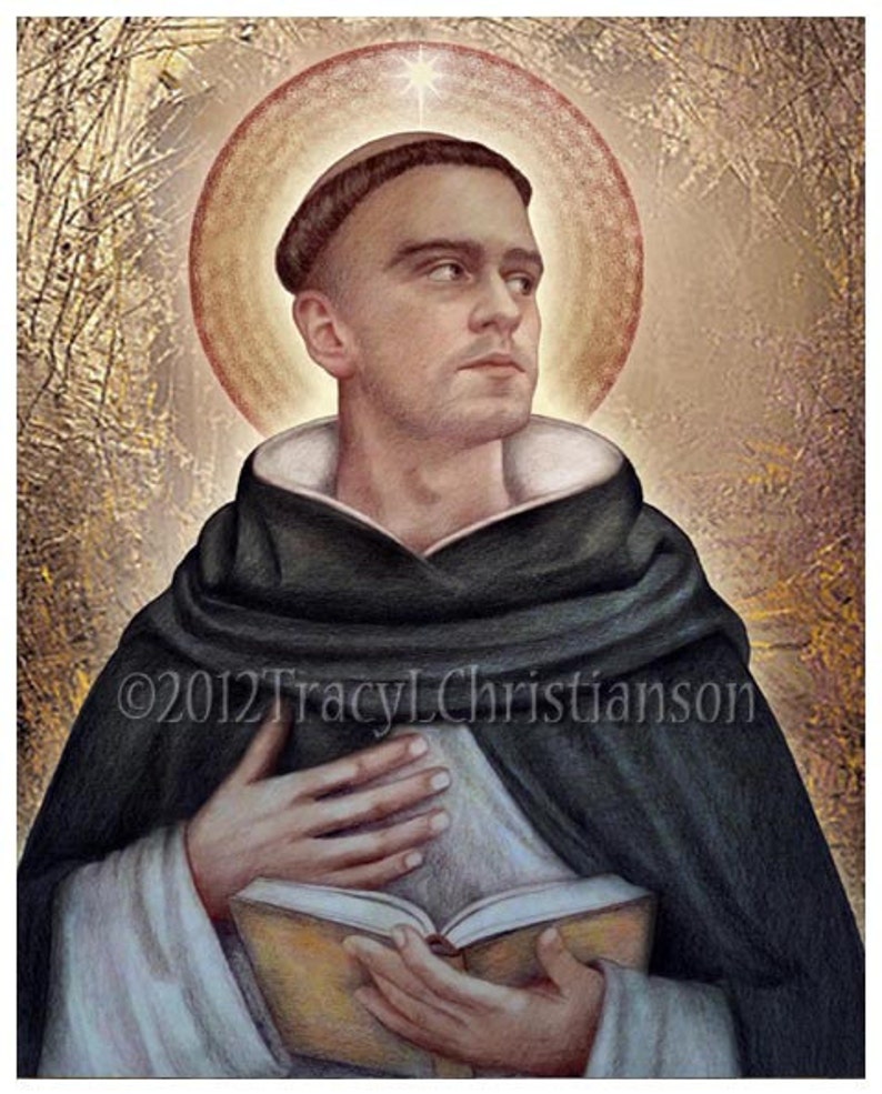 St. Dominic Patron of Astronomers Astronomy Catholic Fine - Etsy