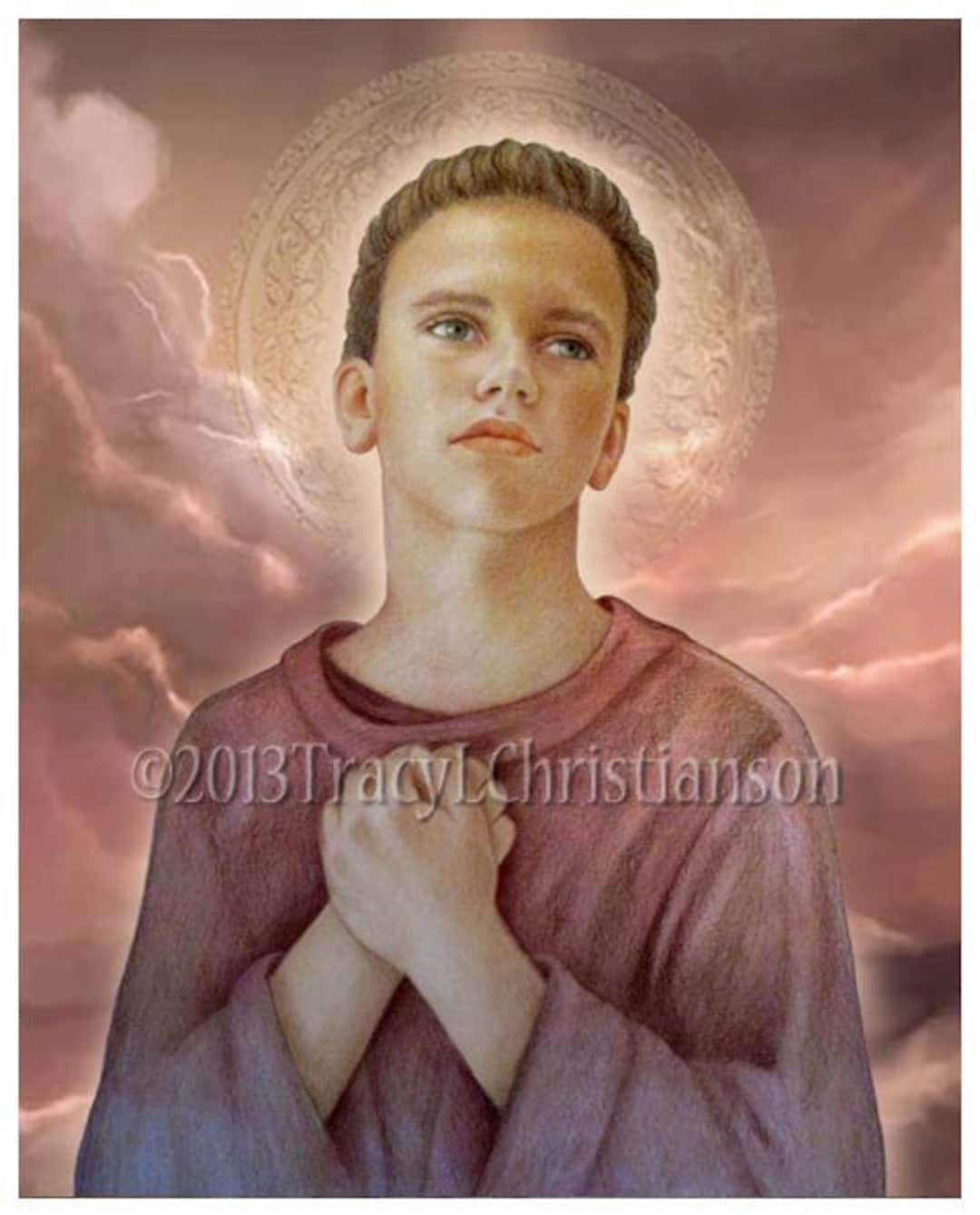 St. Tarcisius, Catholic Fine Art Print, Patron Saint Altar Servers ...
