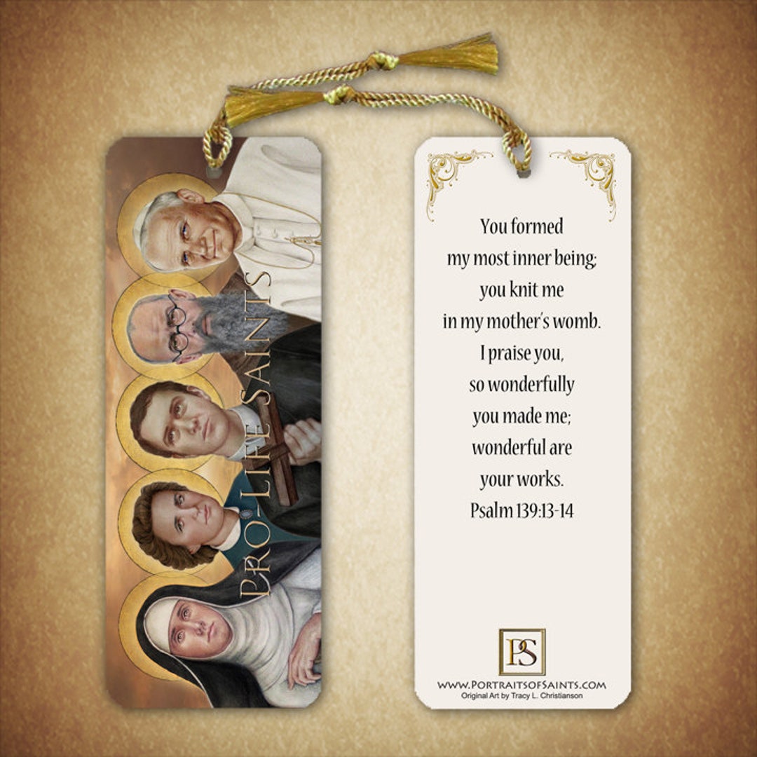 Pro-life Bookmark - Etsy
