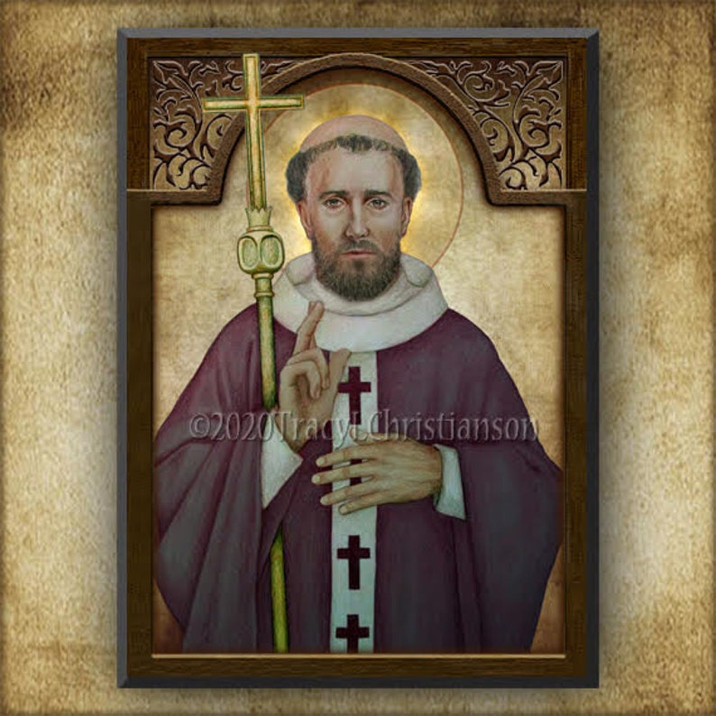 Pope St. Clement I Wood Icon & Holy Card GIFT SET - Etsy