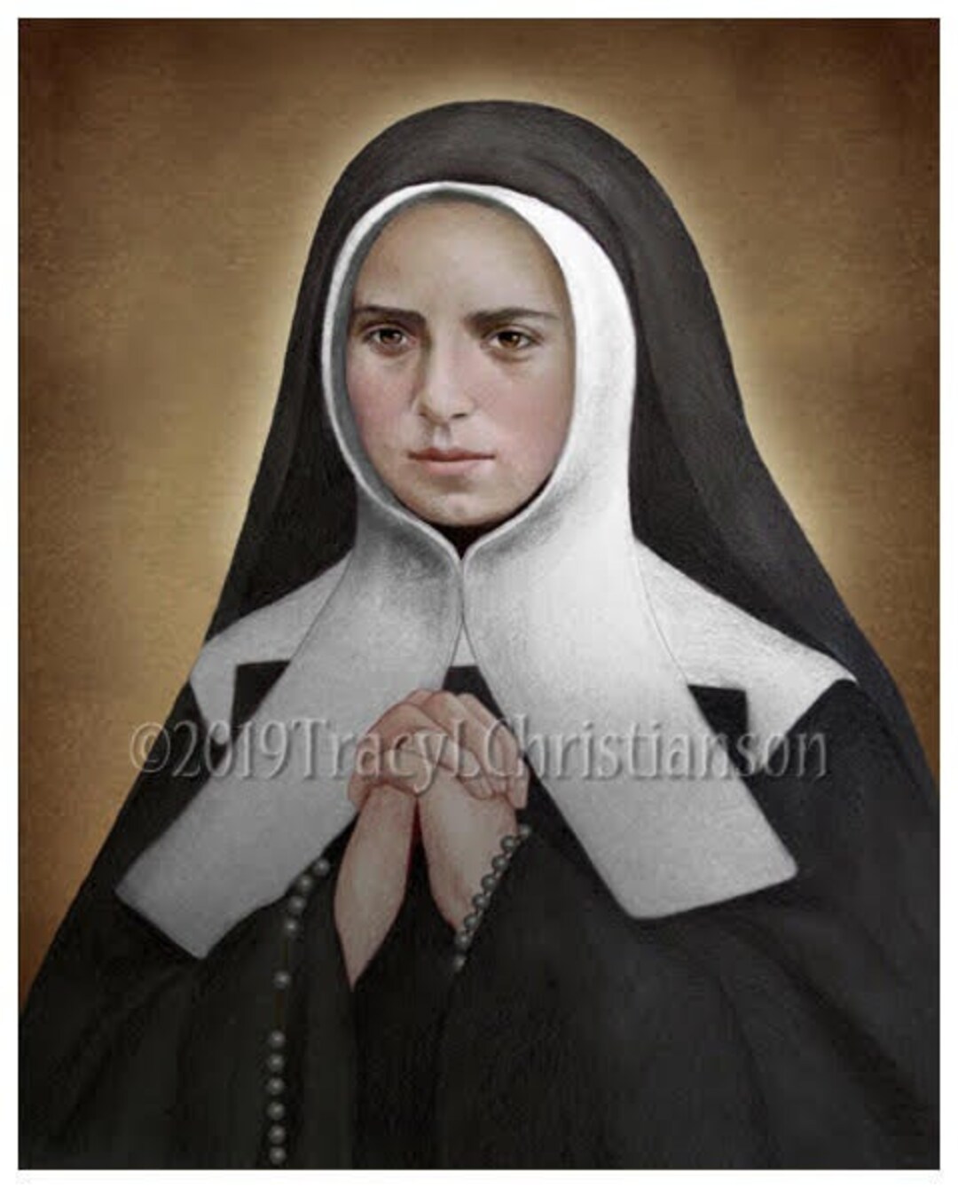 St. Bernadette (B) Art Print Catholic Patron Saint of Illness - Etsy