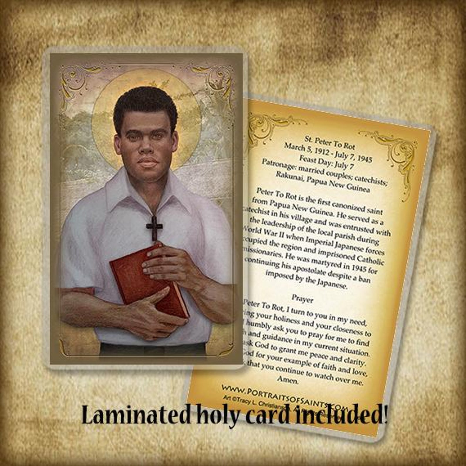 St. Peter to Rot Pendant/key Chain and Holy Card GIFT SET Patron of ...