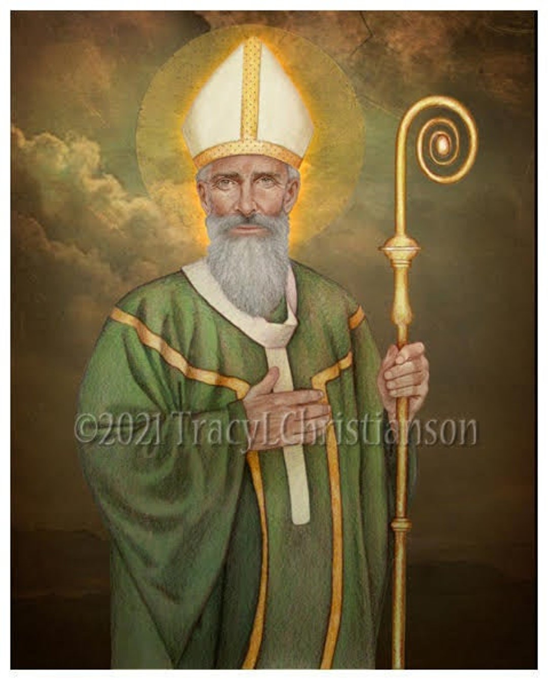 St. Irenaeus of Lyons Catholic Fine Art Print/picture, Patron of ...