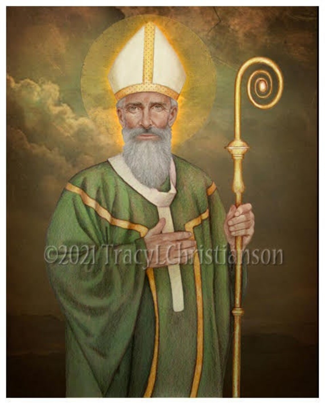 St. Irenaeus of Lyons Catholic Fine Art Print/picture Patron - Etsy