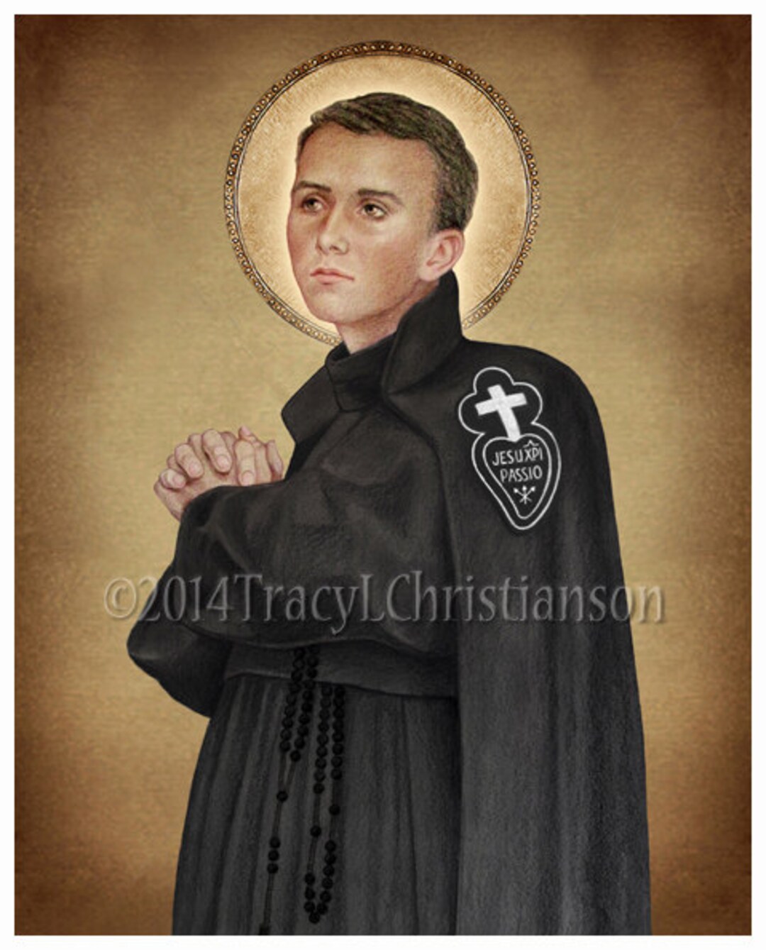 St. Gabriel of Our Lady of Sorrows (st. Gabriel Possenti) Art Print ...