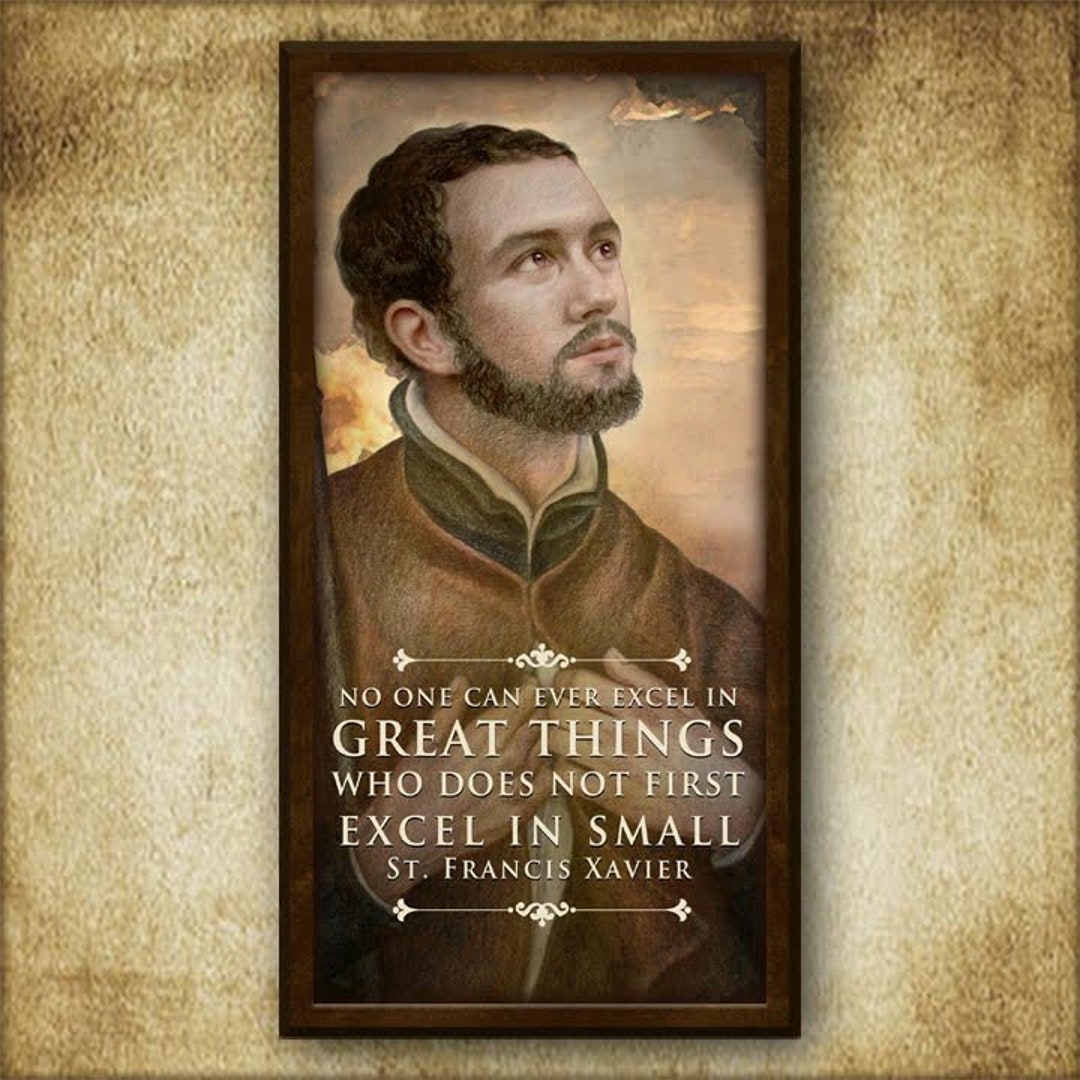 St. Francis Xavier Inspirational Plaque, Graduation Gift - Etsy