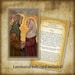 St. Aquila and St. Priscilla Wood Icon & Holy Card GIFT SET for a ...