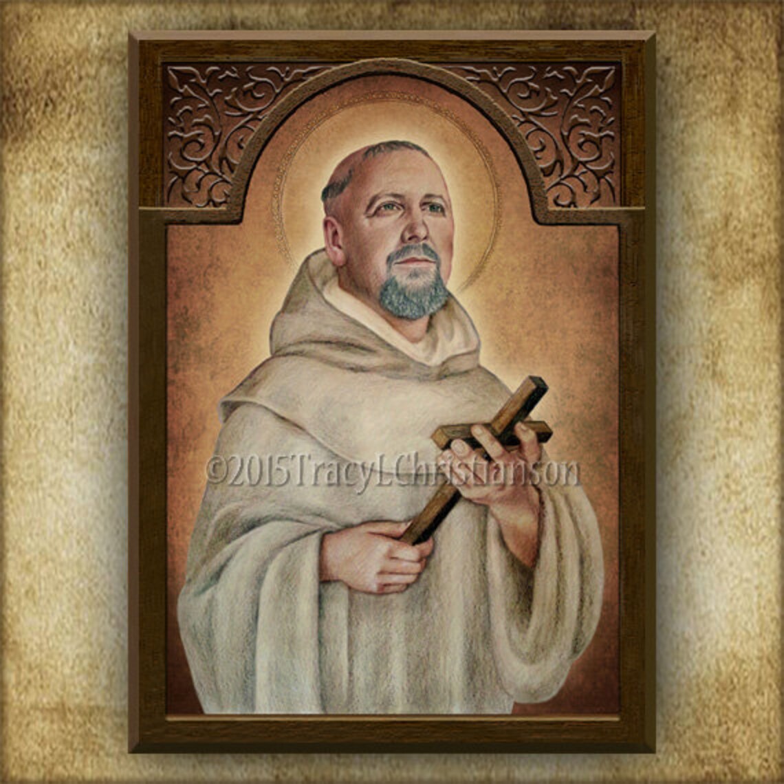 St. Bernard Icon & Holy Card GIFT SET Patron of Cistercians | Etsy