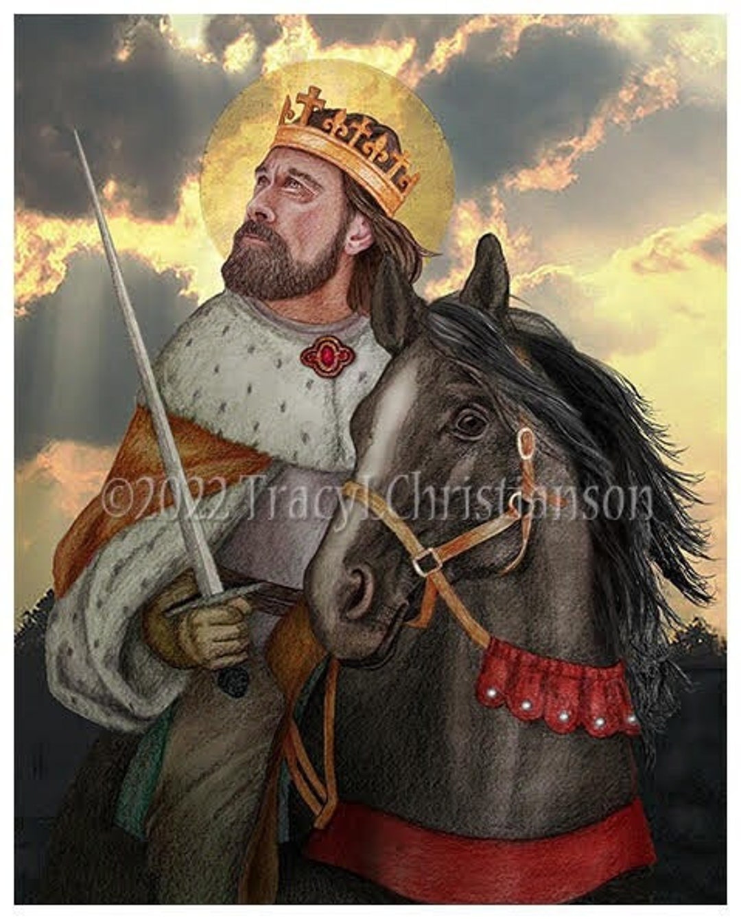St. Ferdinand III of Castile Print/picture Catholic Patron Saint of Lg ...