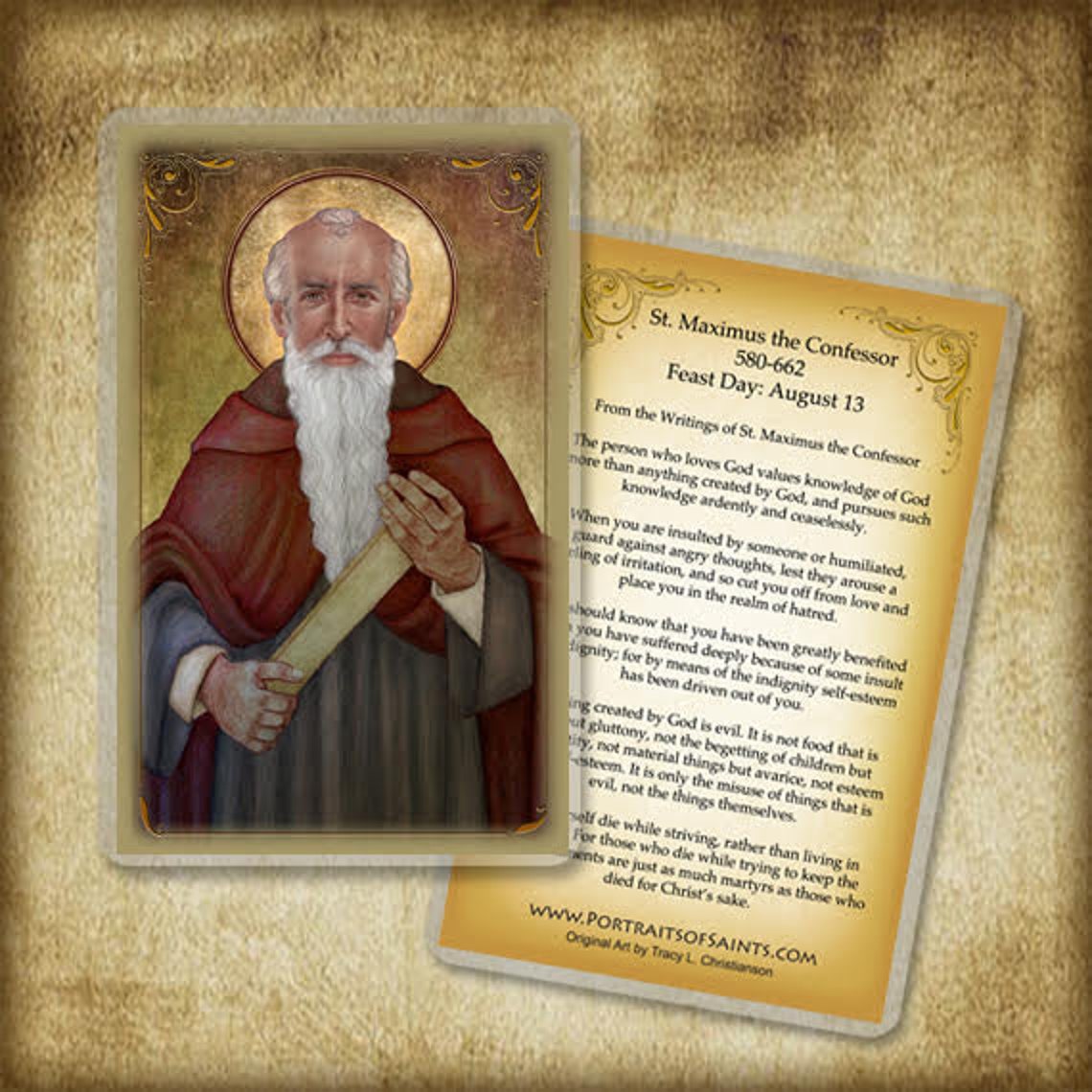 St. Maximus the Confessor Holy Card Catholic Prayer Card - Etsy Canada