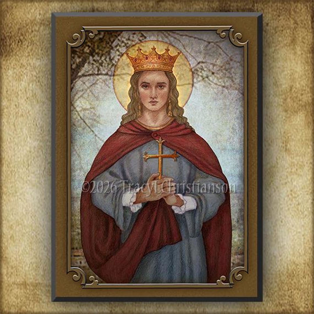 St. Agrippina of Mineo Wood Plaque/icon and Holy Card GIFT SET - Etsy