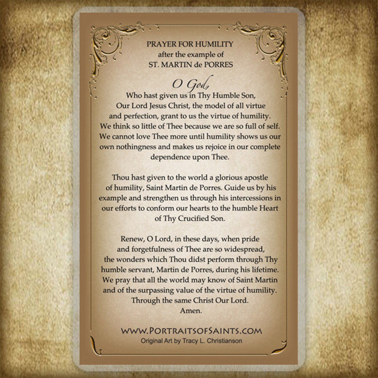 St. Martin De Porres Prayer Card, Saint for People of Color - Etsy