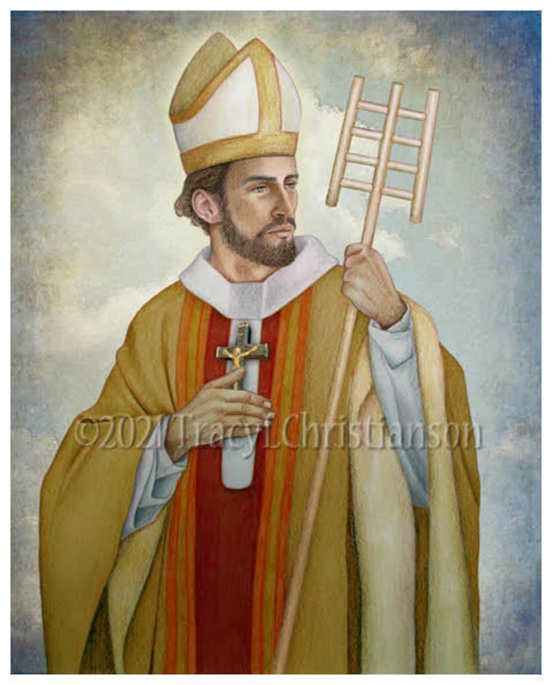 St. Arnold of Soissons, Catholic Fine Art Print/picture - Etsy