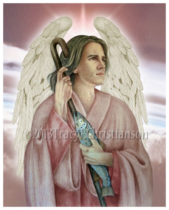 Archangel Raphael Painting