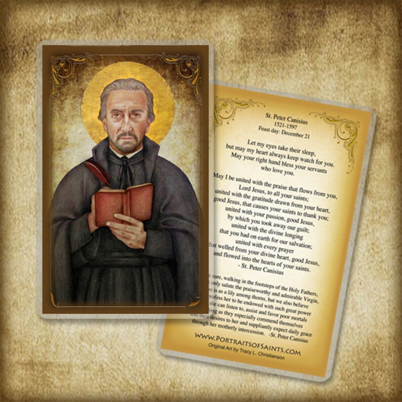 St. Peter Canisius Holy Card Doctor of the Church - Etsy