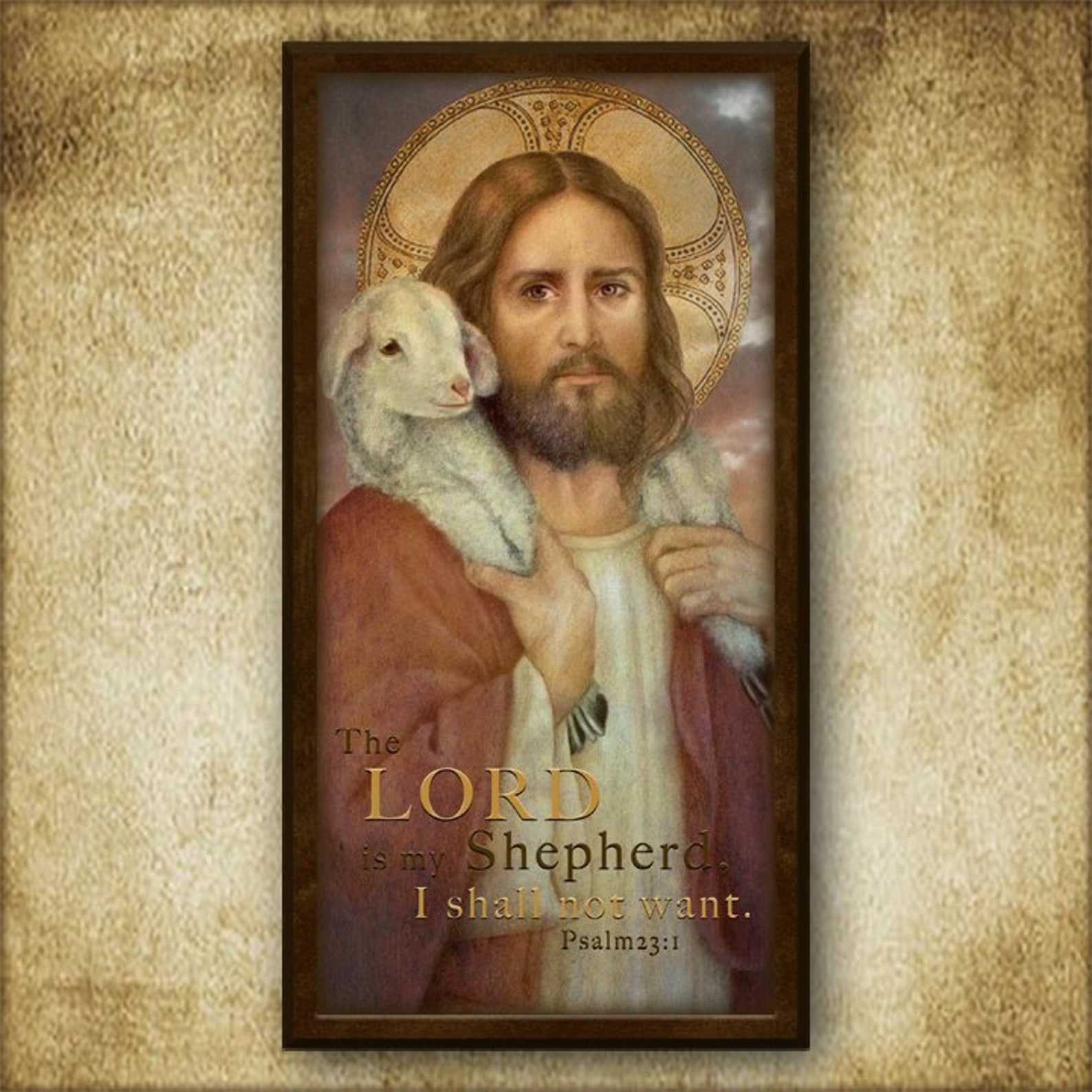 The Good Shepherd Inspirational Plaque Bible Quotes - Etsy