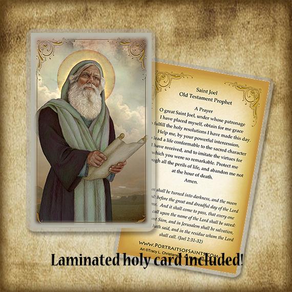 St. Joel Wood Icon/plaque & Holy Card GIFT SET - Etsy