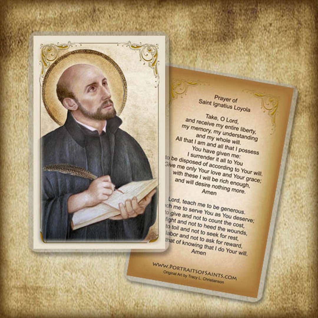 St. Ignatius of Loyola Holy Card, Founder of the Jesuits - Etsy