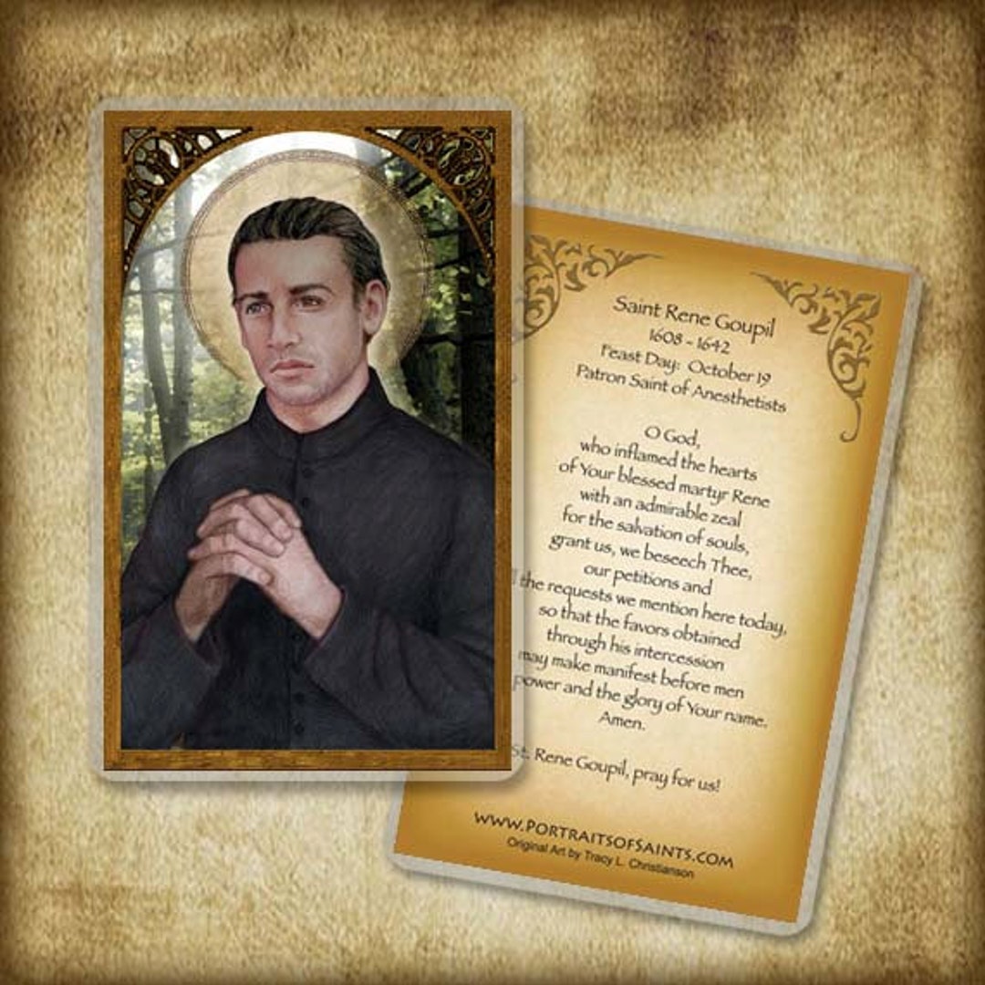St. Rene Goupil Holy Card, North American Martyr - Etsy