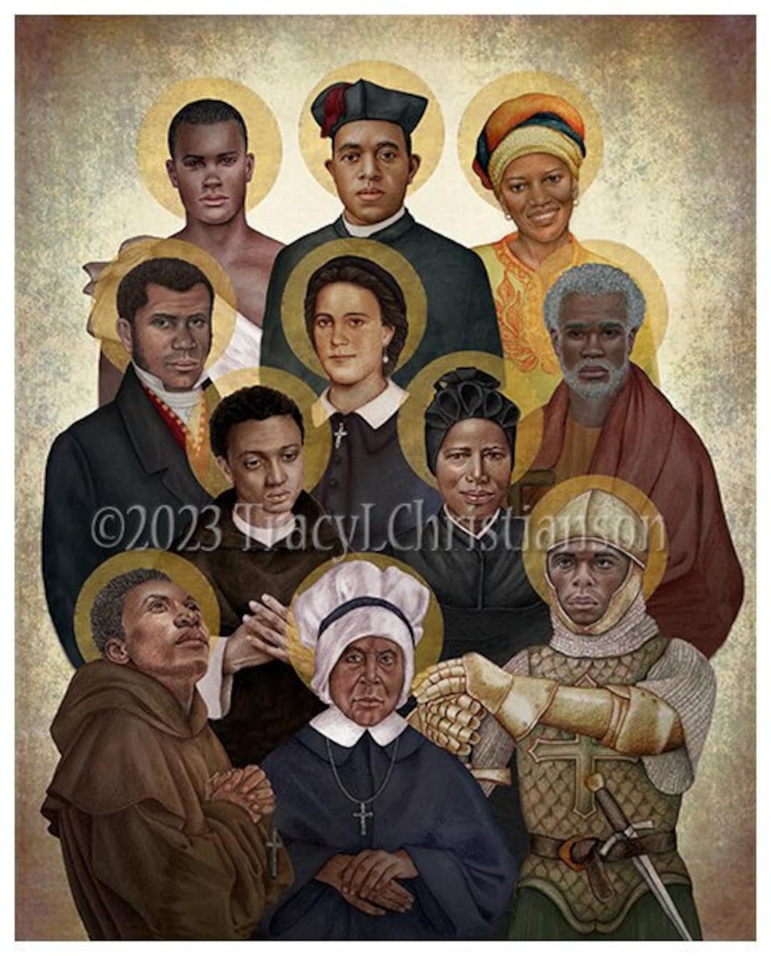 Black Saints Print/picture, Catholic Art - Etsy