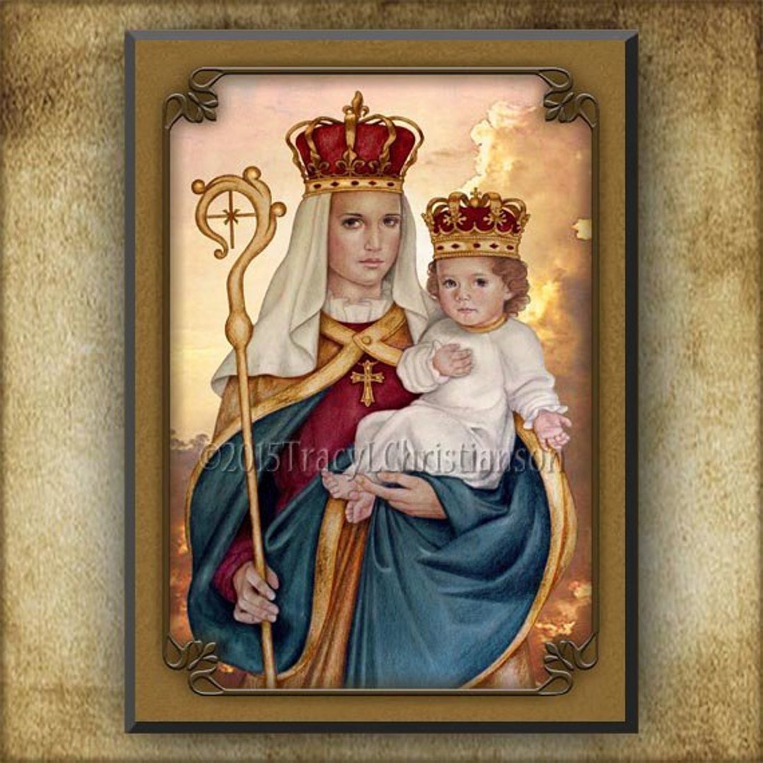 Our Lady of Good Success Wood Icon & Holy Card GIFT SET for a Family - Etsy