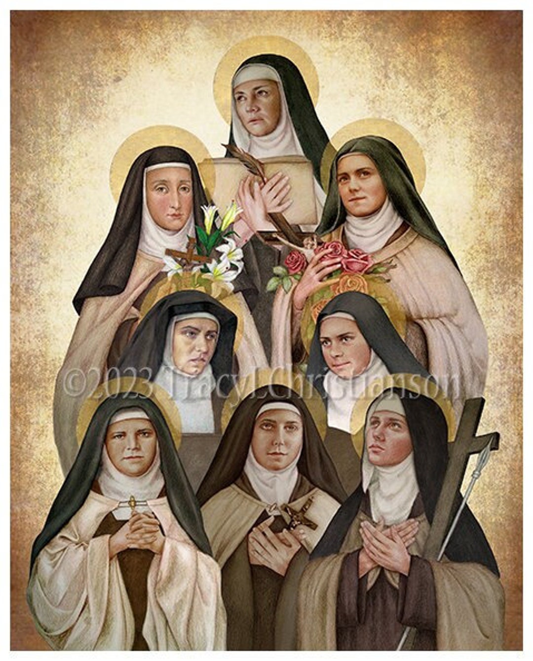 Carmelite Nuns Praying