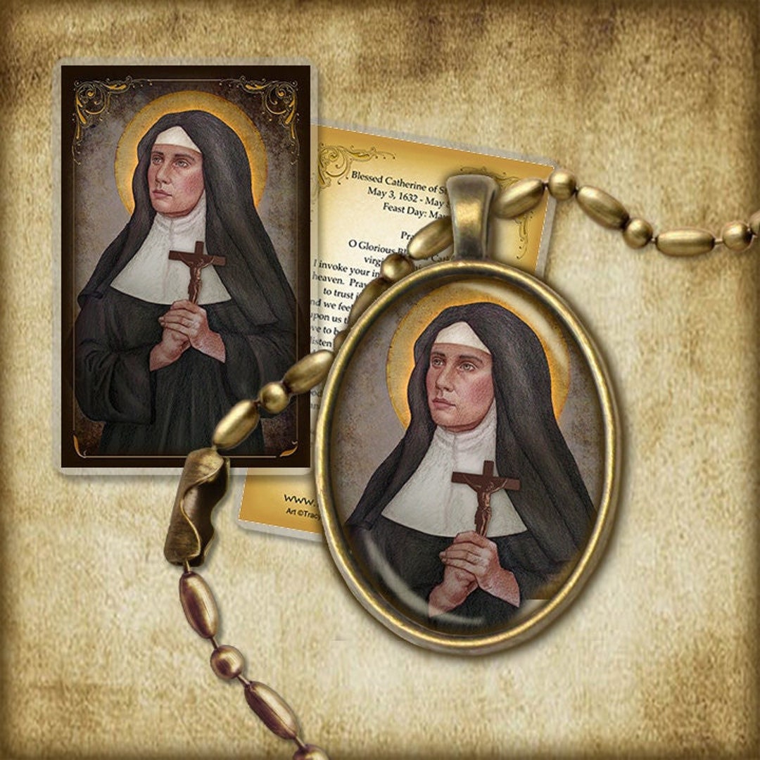 Bl. Catherine of St. Augustine Pendant/key Chaint and Holy Card GIFT ...