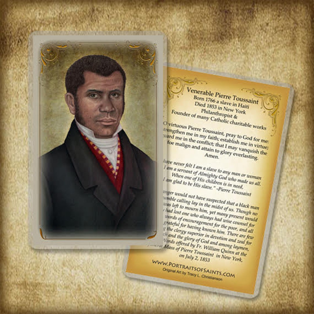 Venerable Pierre Toussaint Holy Card, Saint Prayer Card - Etsy