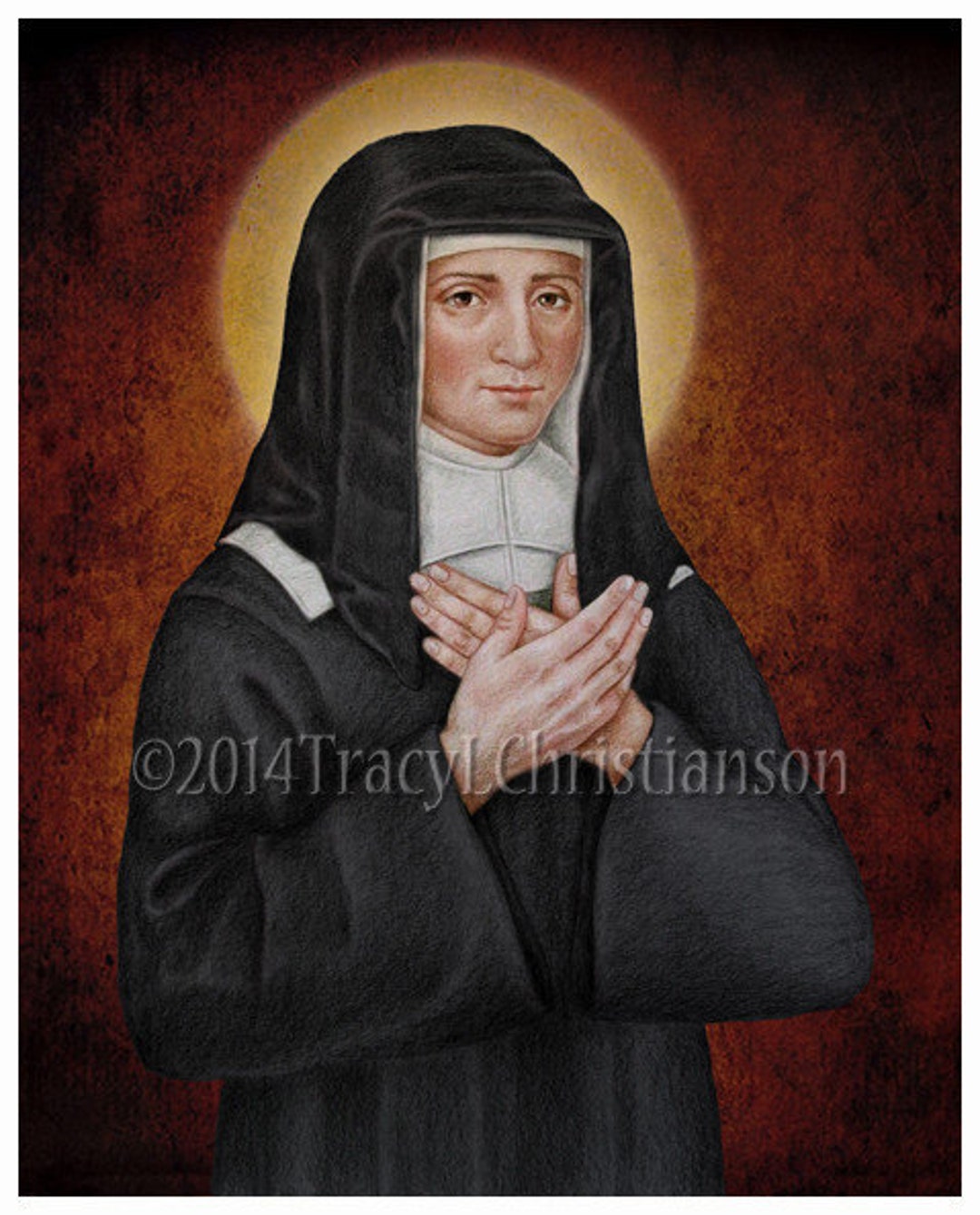 St. Louise De Marillac Catholic Fine Art Print, Patron of Social ...