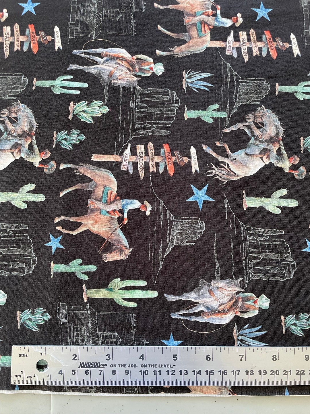 Bulk Fabric - Desert Cowboy Quilting Cotton - 7yrds Total - Whistler ...