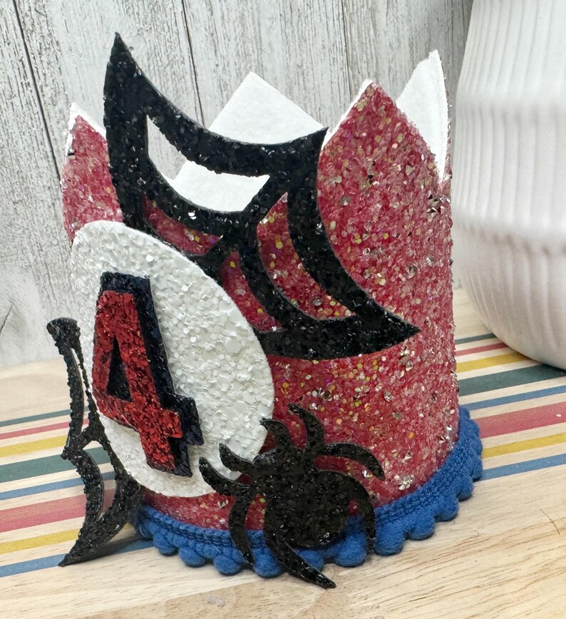 Custom Birthday Crown, Spider Birthday Crown, Ready to Ship, Spider-man ...