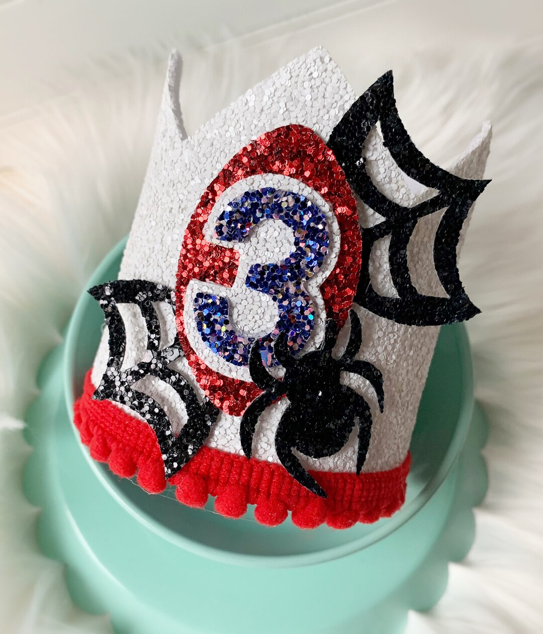 Custom Birthday Crown, Spider Birthday Crown, Ready to Ship, Spider-man ...
