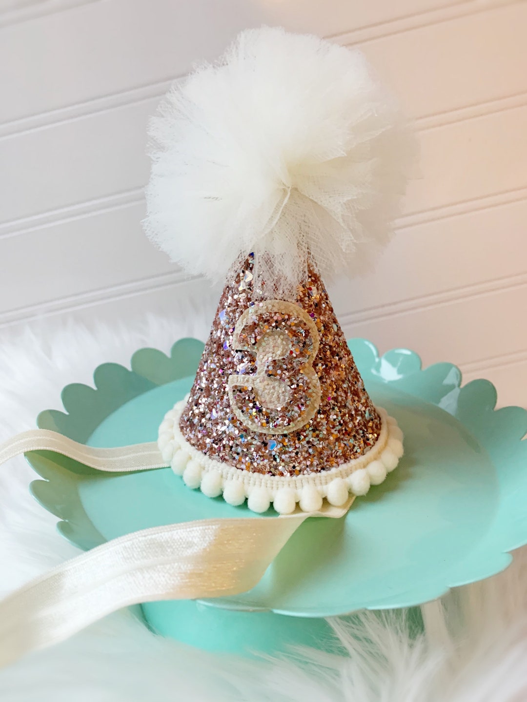 3rd Birthday Hat. Princess Birthday. Girls Birthday Hat. Smash Cake ...
