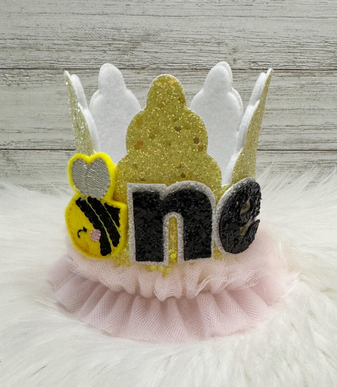1st Birthday Crown, Bee Birthday Crown,ready to Ship,first Birthday ...