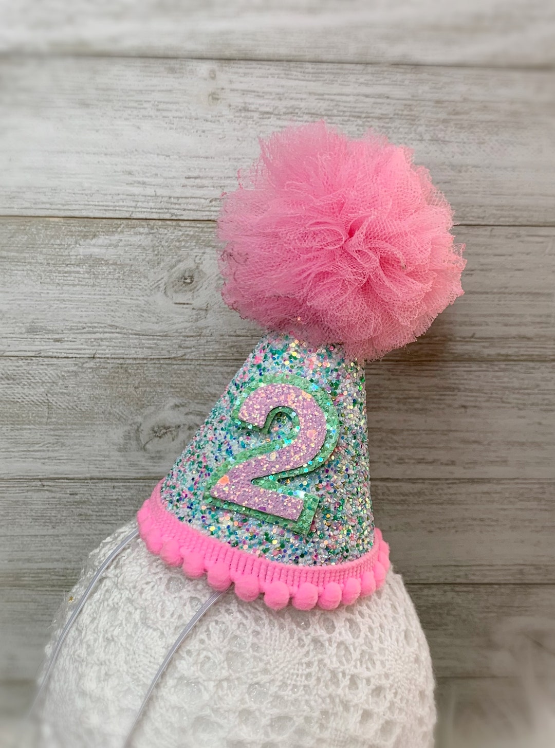 2nd Birthday Hat. Princess Birthday. Girls Birthday Hat. Smash Cake ...