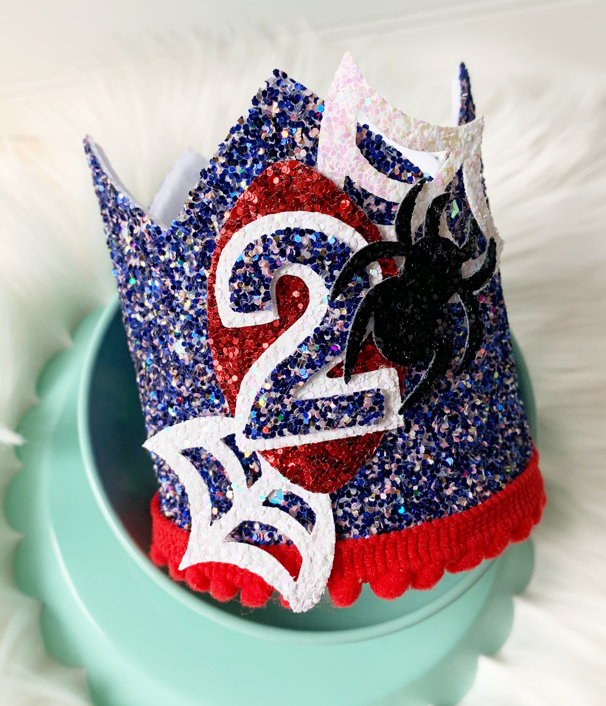 2nd Birthday Crown. Spider-man Birthday Crown. Ready to Ship. | Etsy