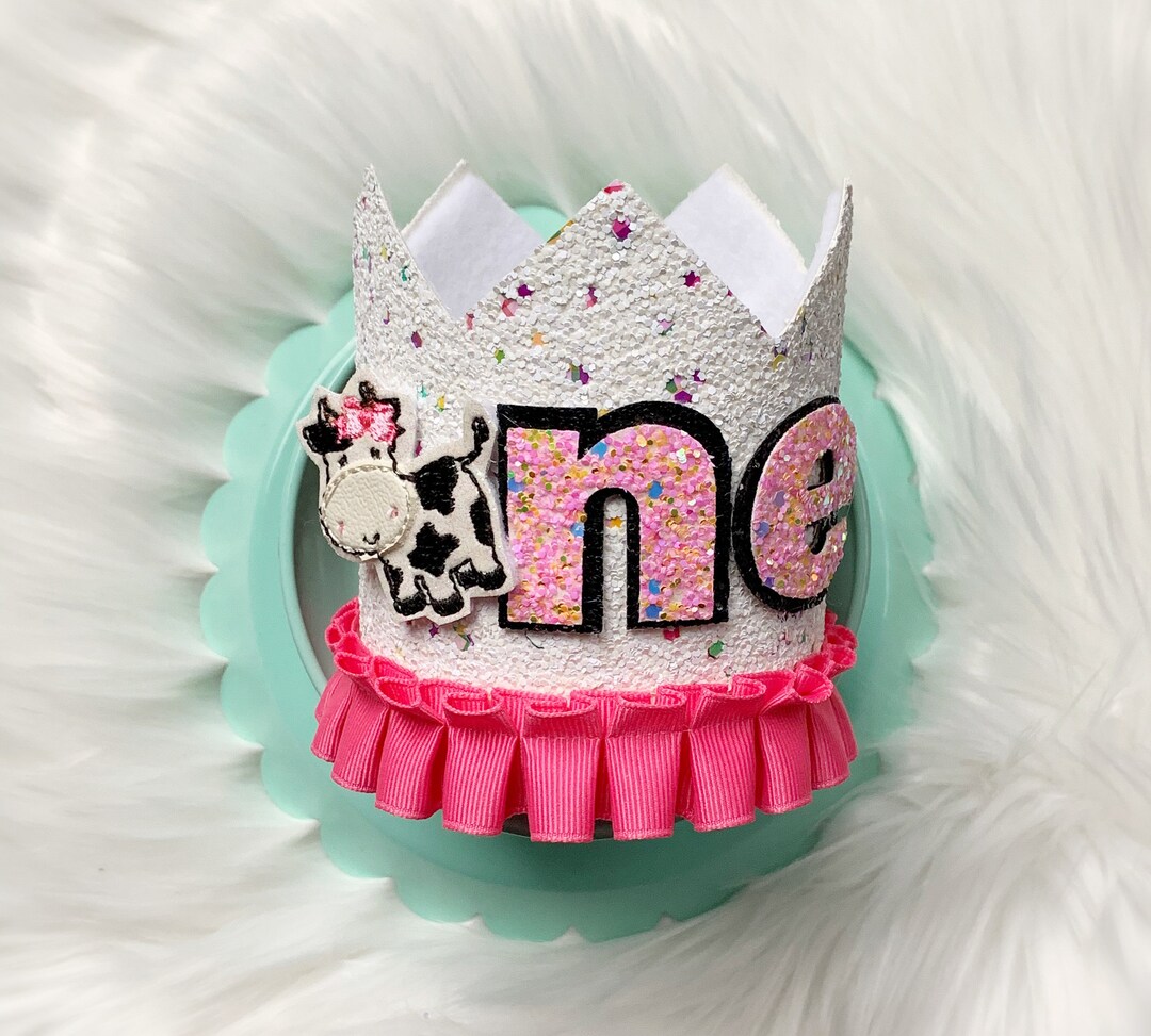 Farm Animals Birthday, 1st Birthday Hat,farm Animal Birthday Hat, One ...