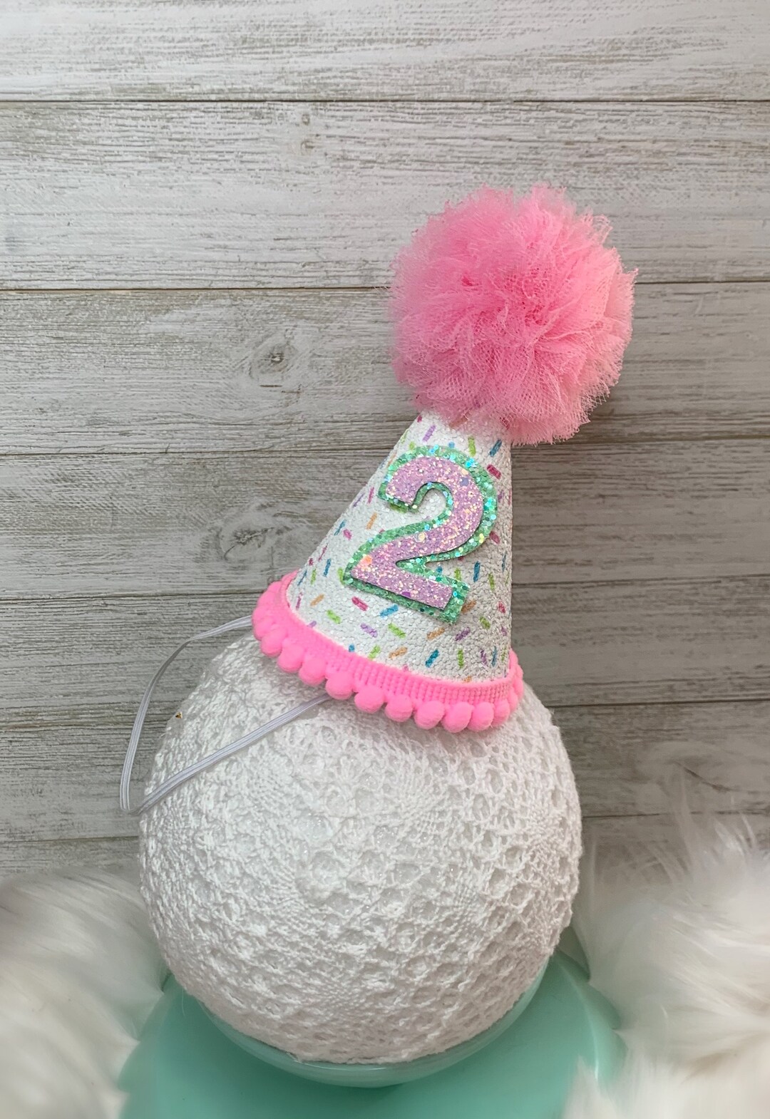 2nd Birthday Hat. Princess Birthday. Girls Birthday Hat. Smash Cake ...