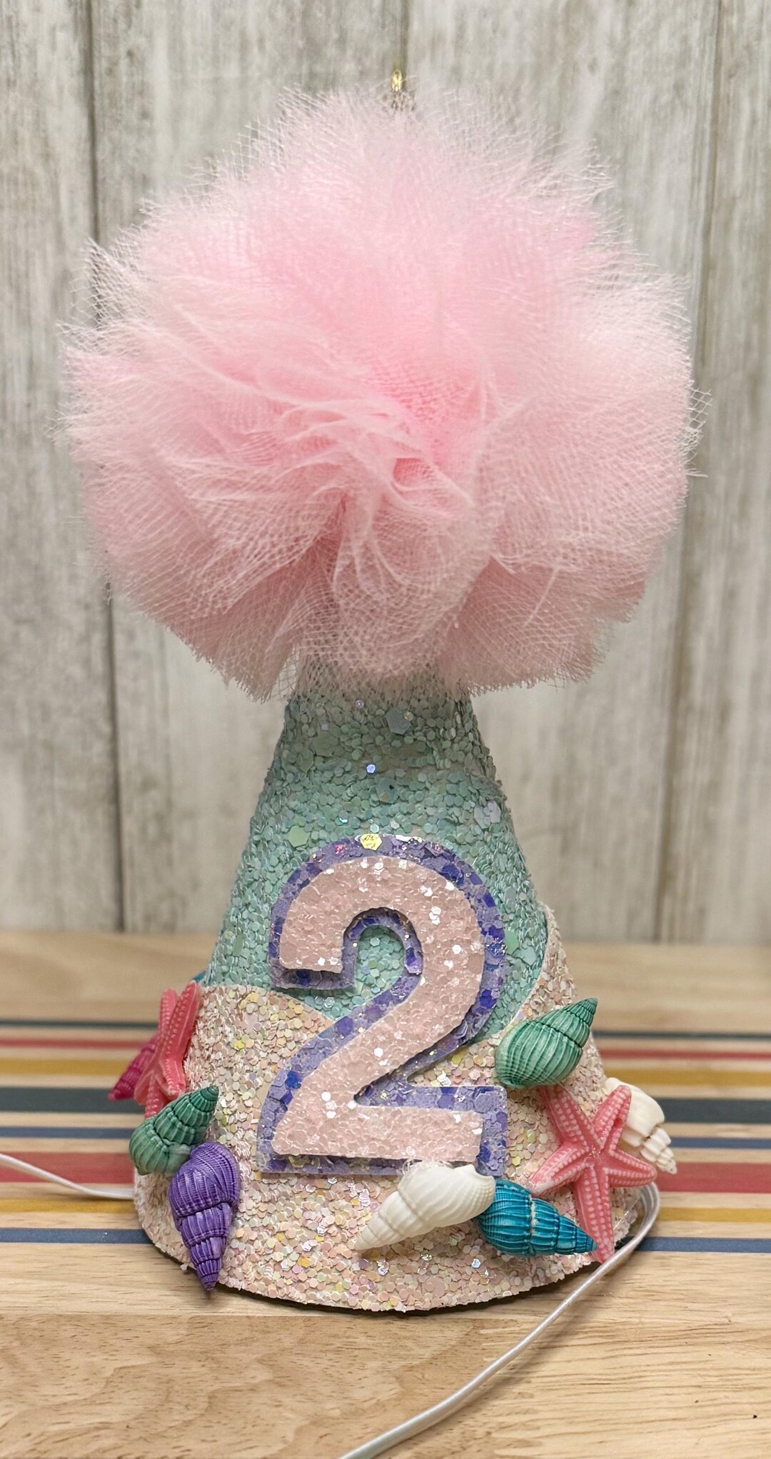 Custom Birthday Hat. Sea Birthday. Beach Girls Birthday Hat. Birthday ...