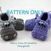 Soccer Cleat Baby Booties PDF Crochet Pattern,4 Sizes,0-12mo,diy,pdf ...