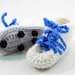 Soccer Cleat Baby Booties, Newborn Booties, Soccer Baby Reveal, Fun ...