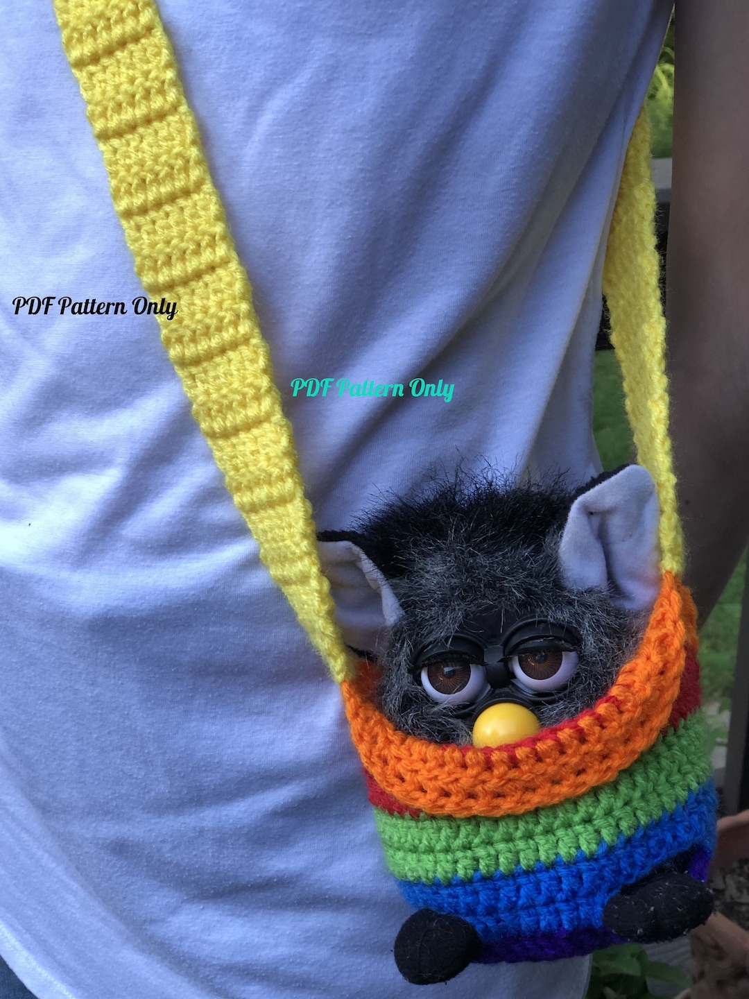 Furby Carrier Patterncrochet Pattern Only Fits 1998-99 Adult Furby ...