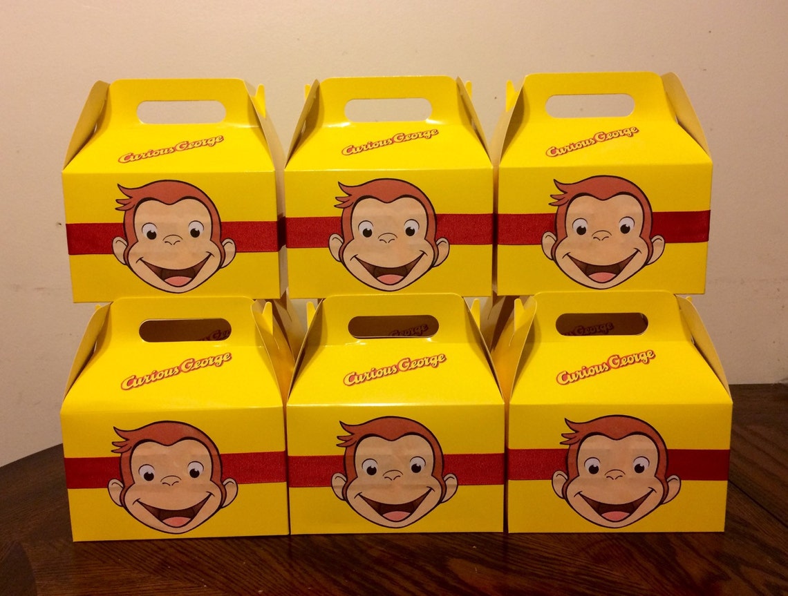 Monkey Party Favor Boxes - Etsy